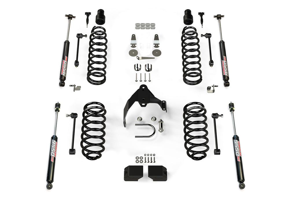 07-18 Wrangler JK 4 Door 3 Inch Coil Spring Base Lift Kit & 9550 VSS T ...